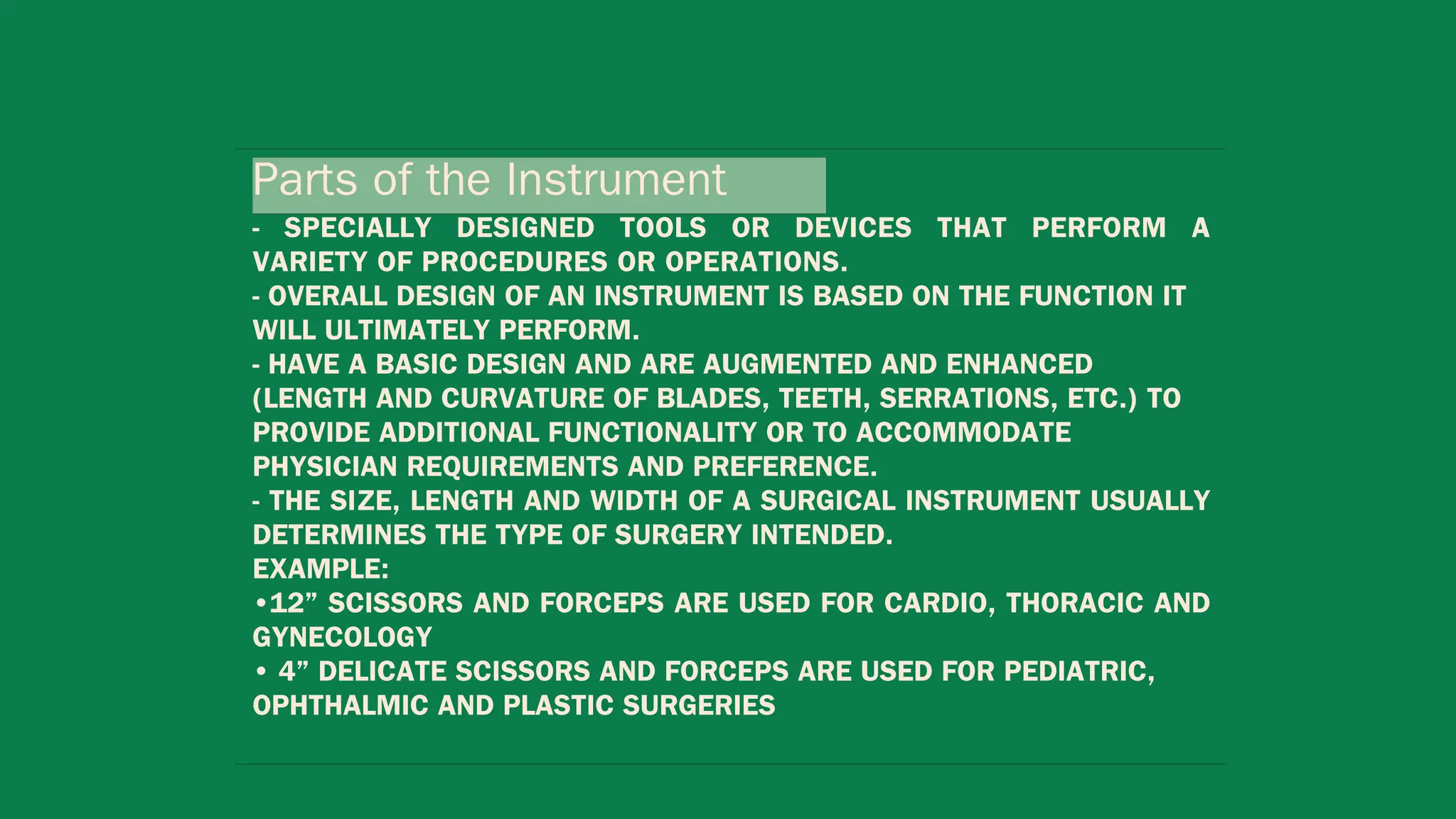Surgical Instrumentation1.pdf DEFINE BASIC CATEGORIES OF INSTRUMENTS | PPT
