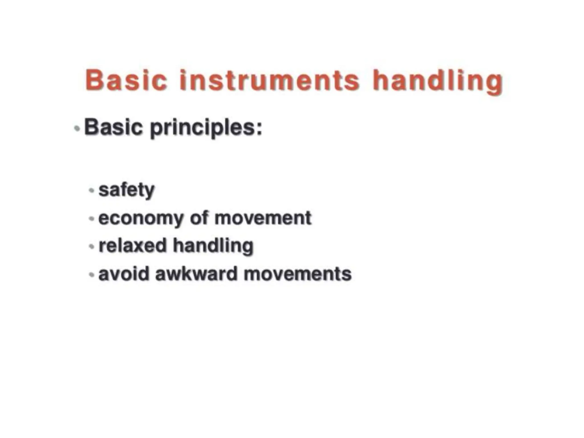 Surgical Instrument Handling In Orthopaedic Pptx