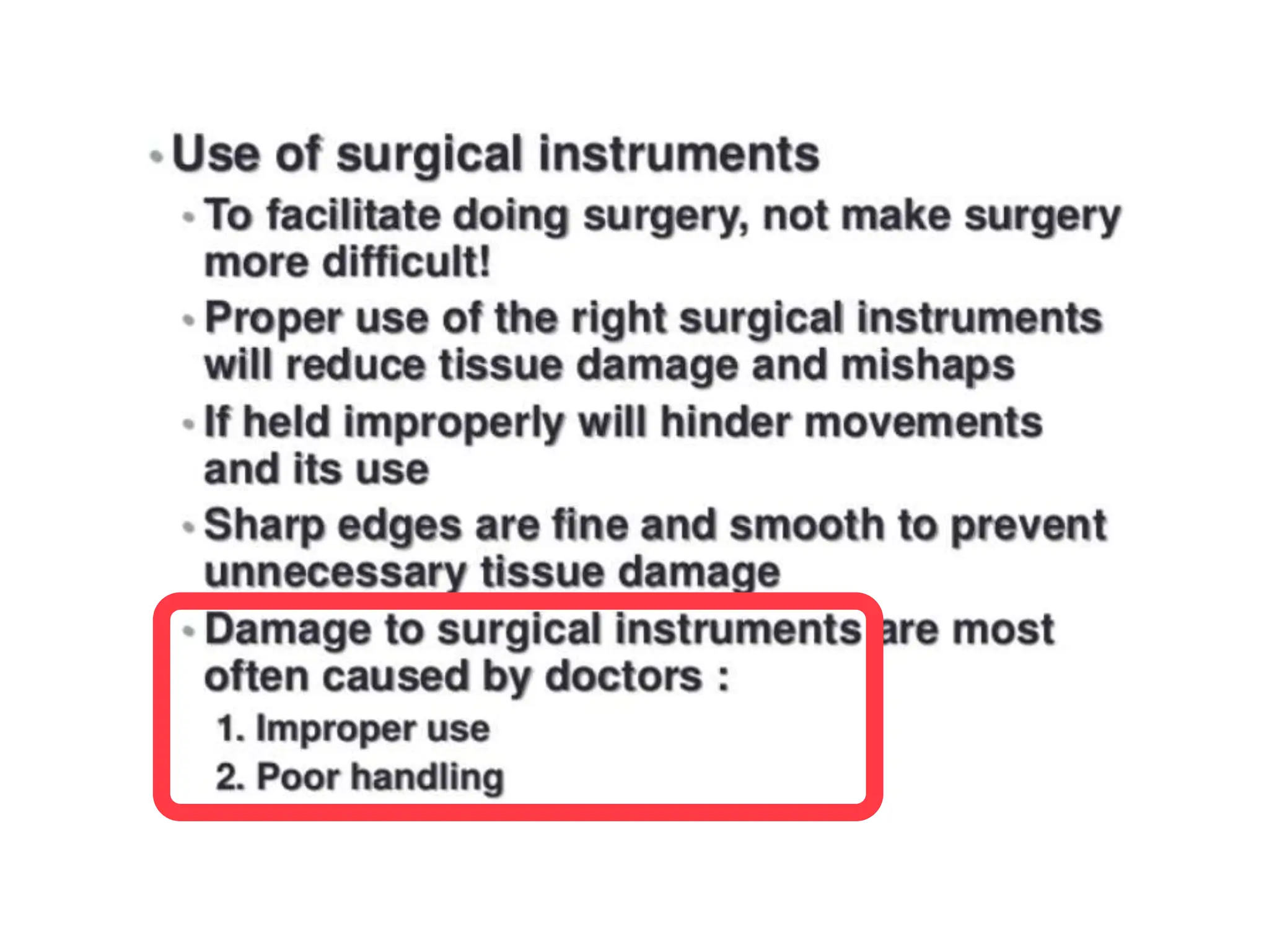 SURGICAL INSTRUMENT HANDLING in ORTHOPAEDIC | PPTX