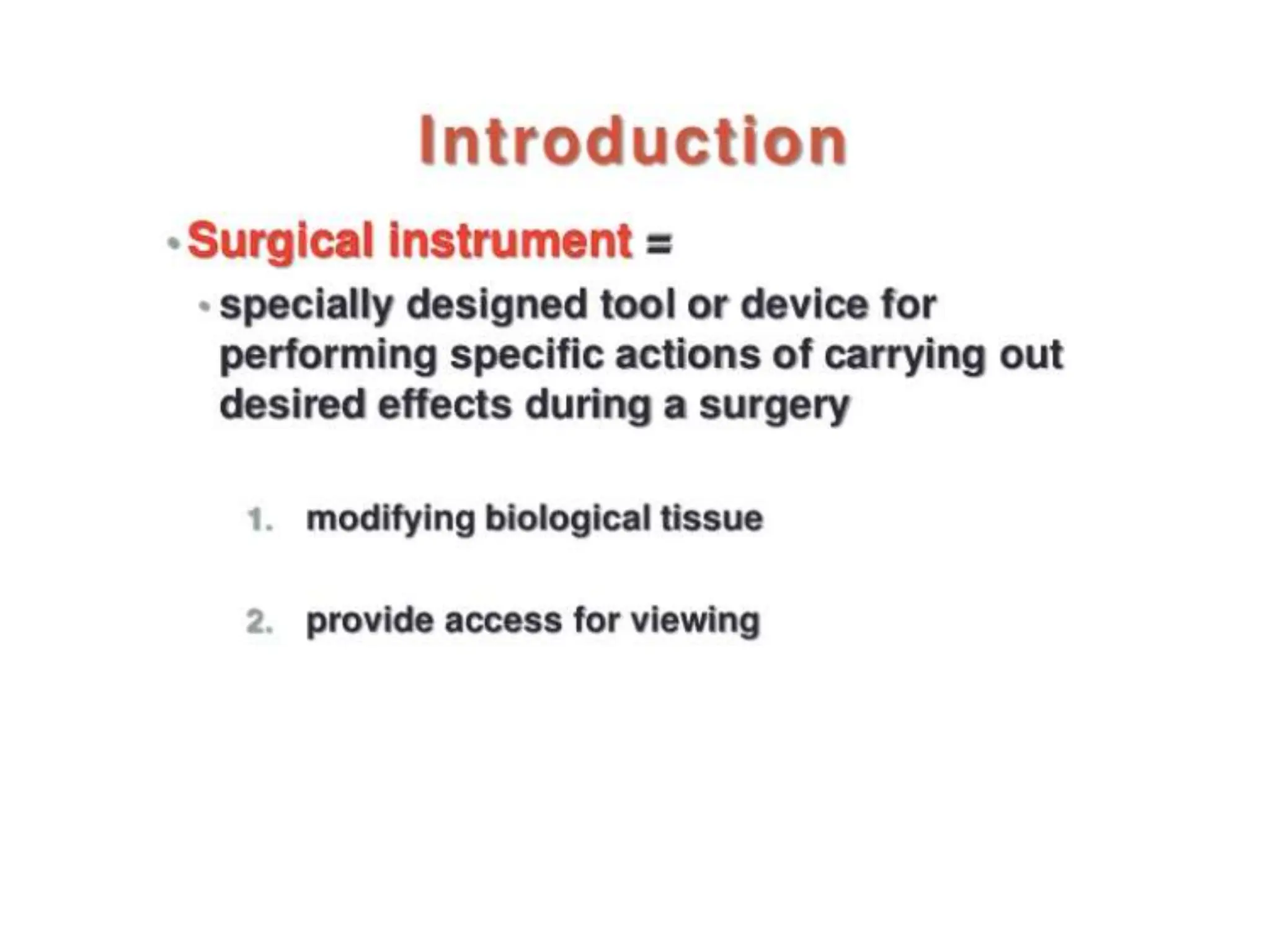 SURGICAL INSTRUMENT HANDLING in ORTHOPAEDIC | PPTX