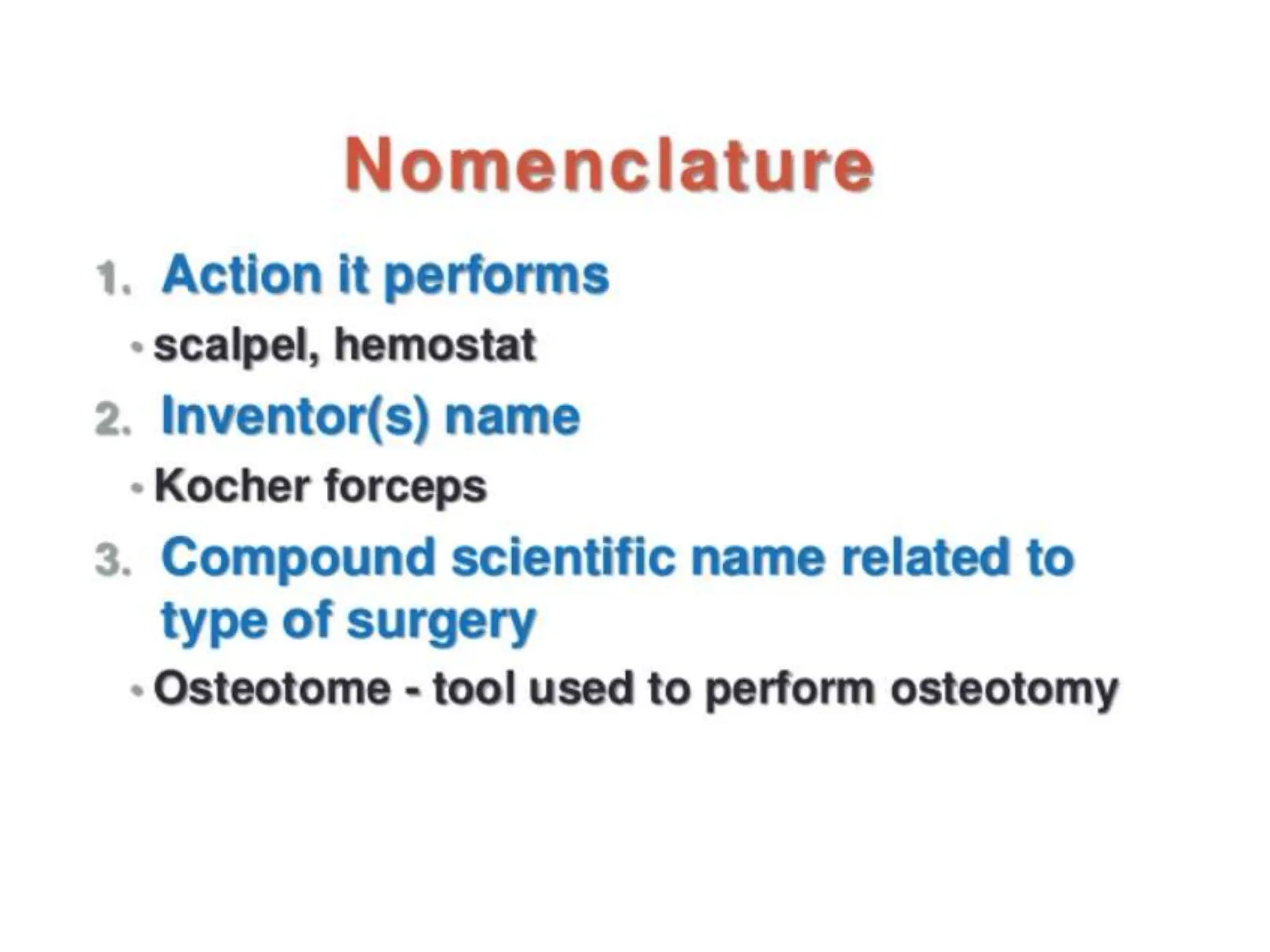 SURGICAL INSTRUMENT HANDLING in ORTHOPAEDIC | PPTX
