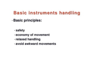 SURGICAL INSTRUMENT HANDLING in ORTHOPAEDIC | PPT