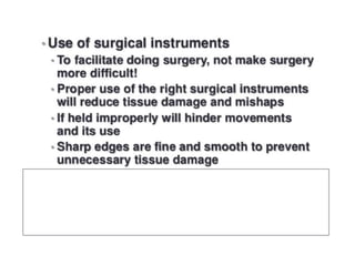 SURGICAL INSTRUMENT HANDLING in ORTHOPAEDIC | PPTX