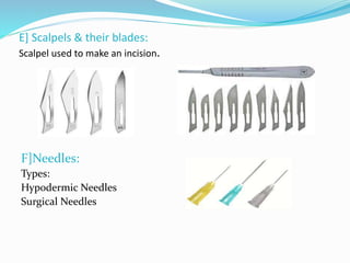 Surgical instrument ppt | PPTX