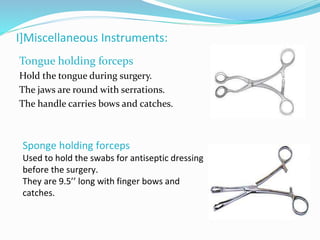 Surgical instrument ppt | PPTX