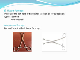 Surgical instrument ppt | PPTX