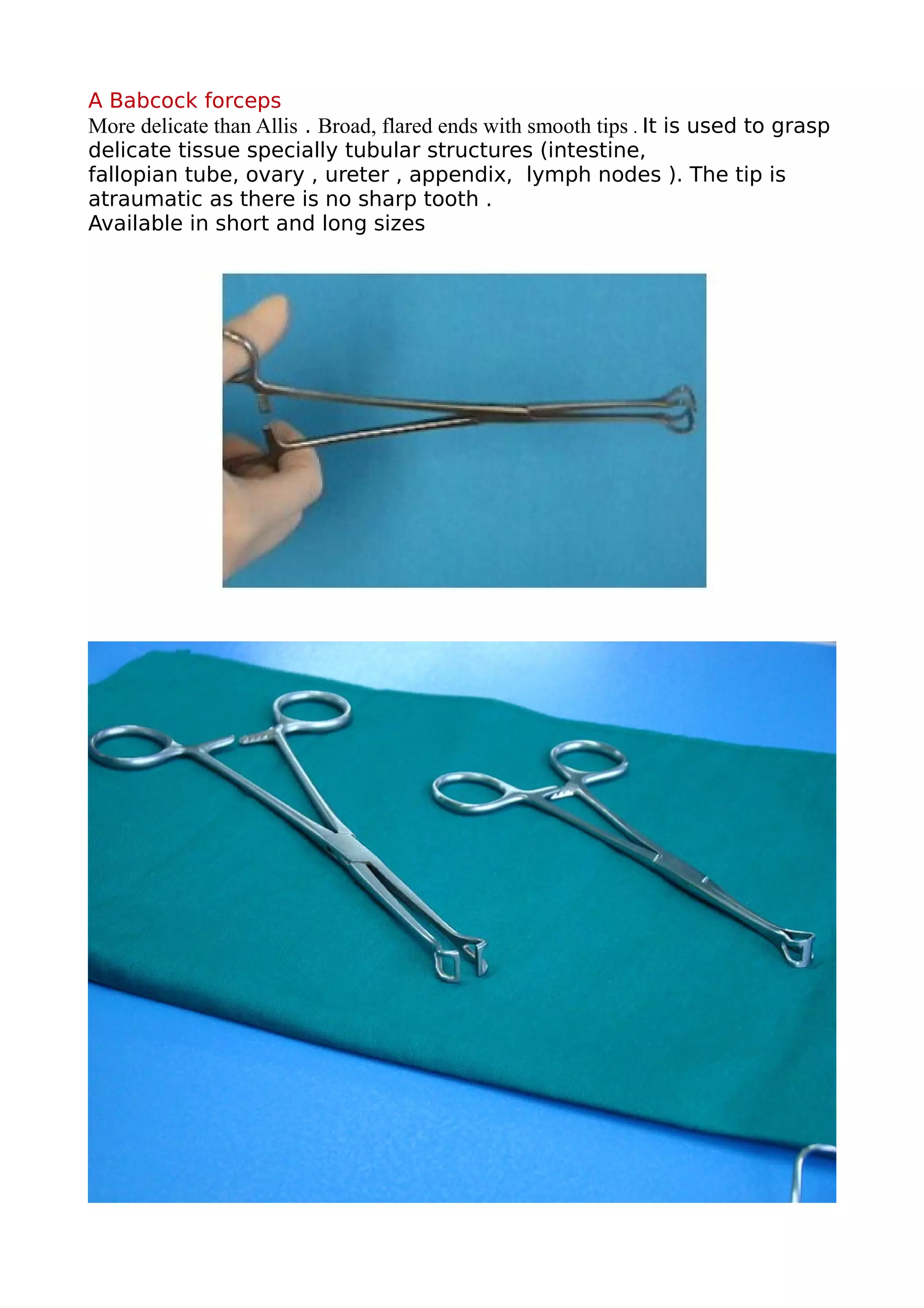 Surgical instruments | PDF