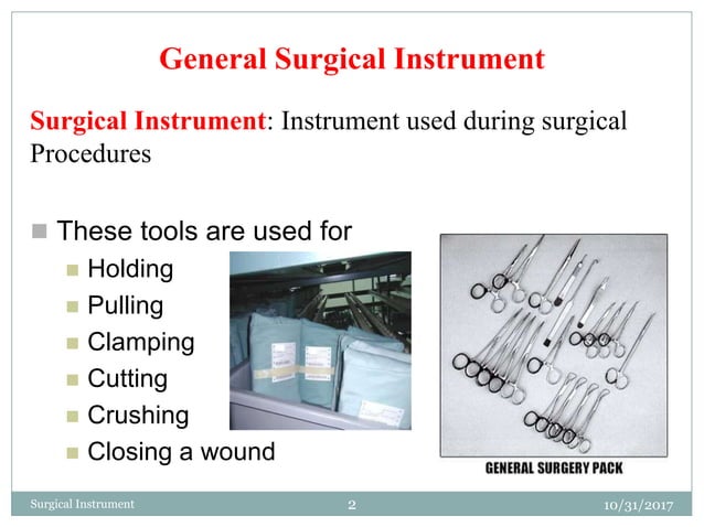Surgical instruments | PPT