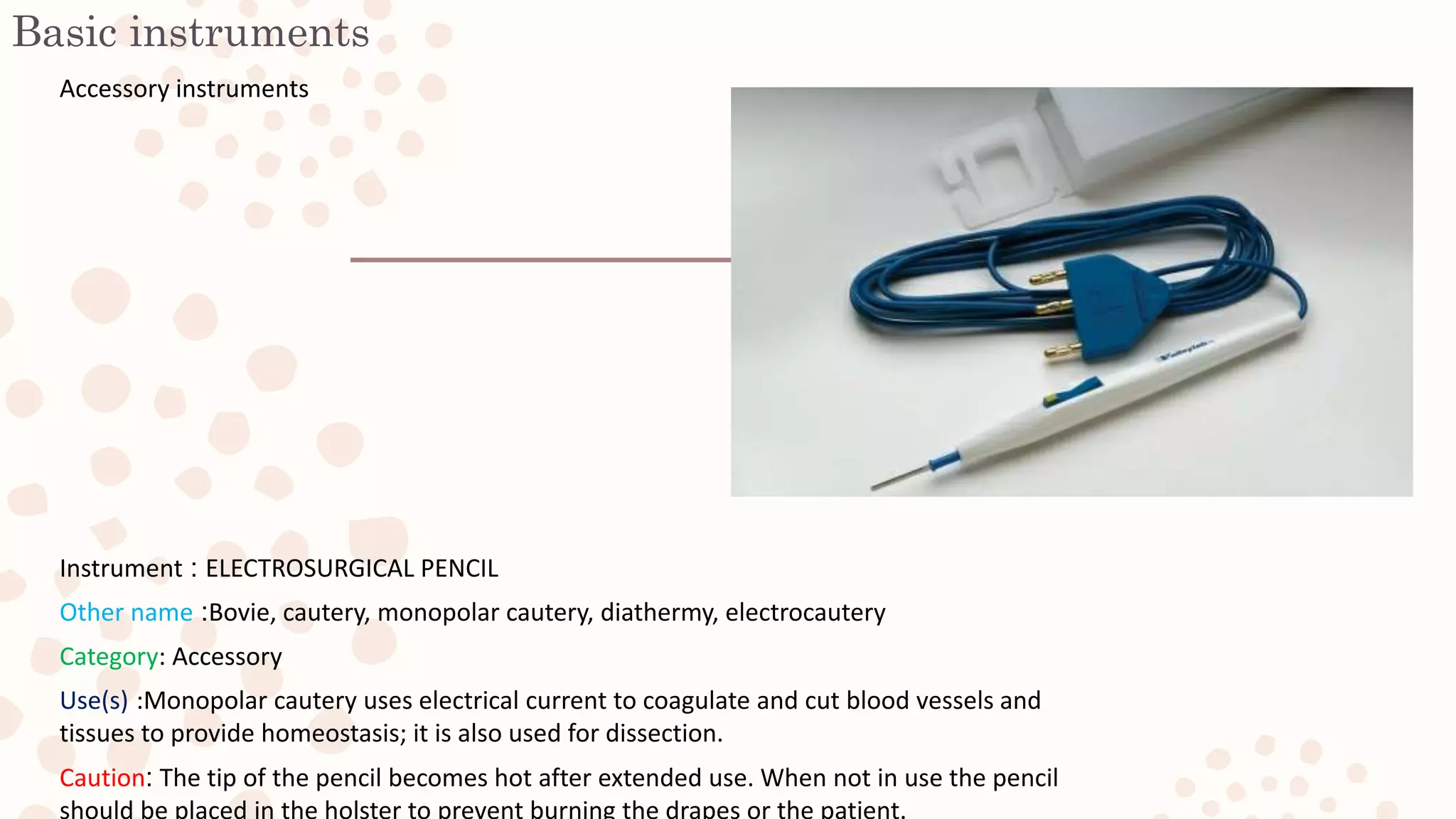 Surgical instruments based on Surgical Instrumentation: An Interactive ...