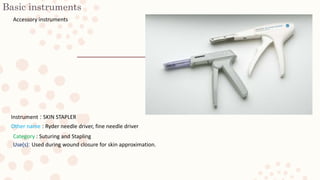 Surgical instruments based on Surgical Instrumentation: An Interactive ...