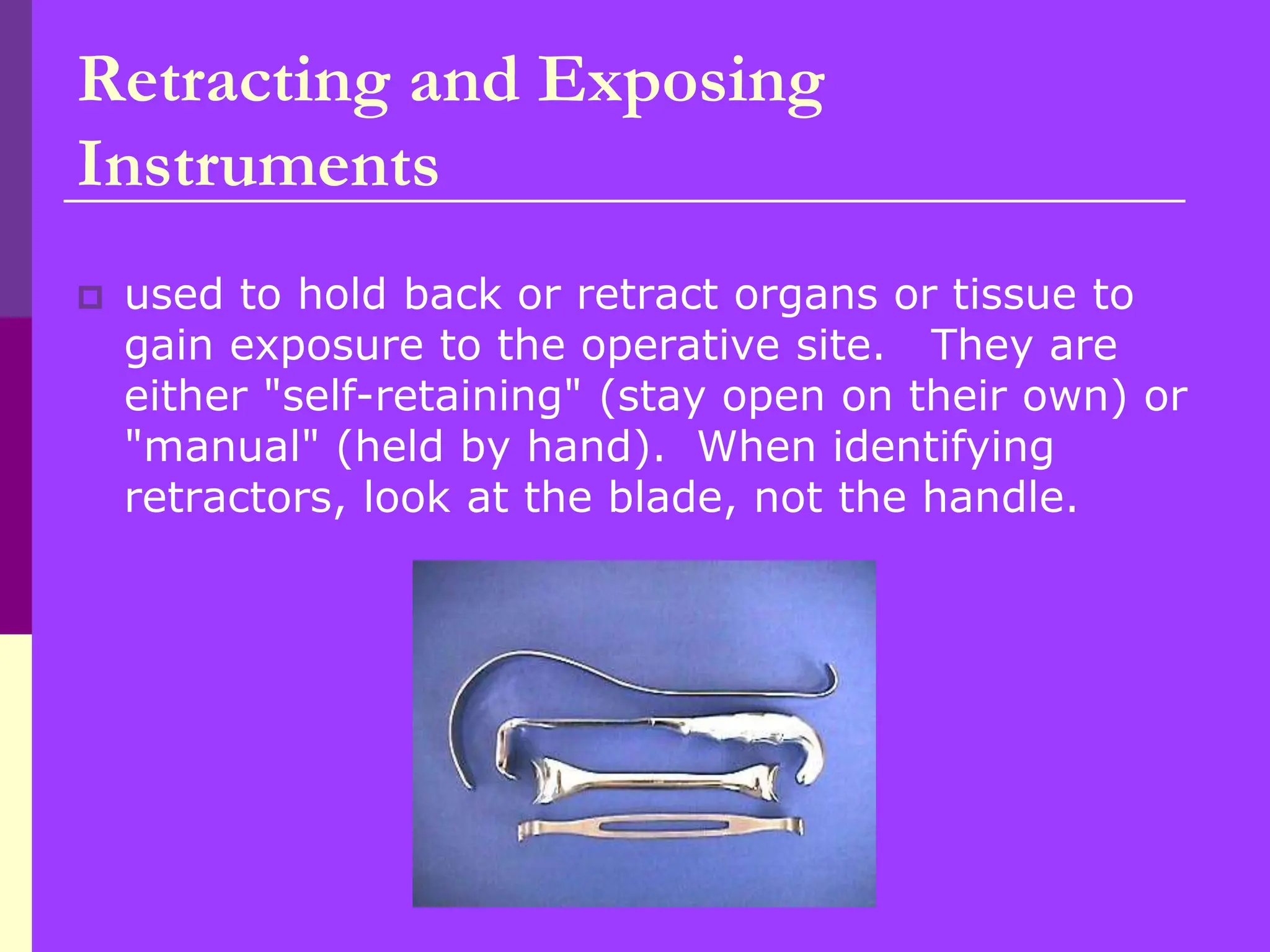Surgical Instruments used in the hospital.ppt