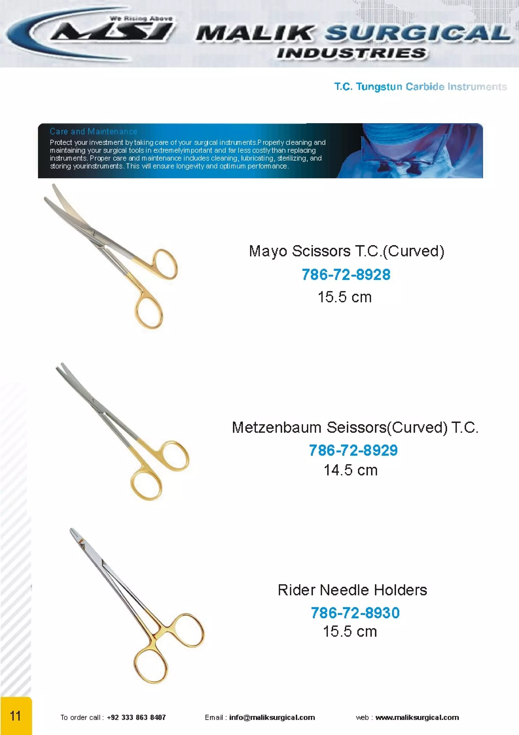 Surgical Instruments Brochure | PDF