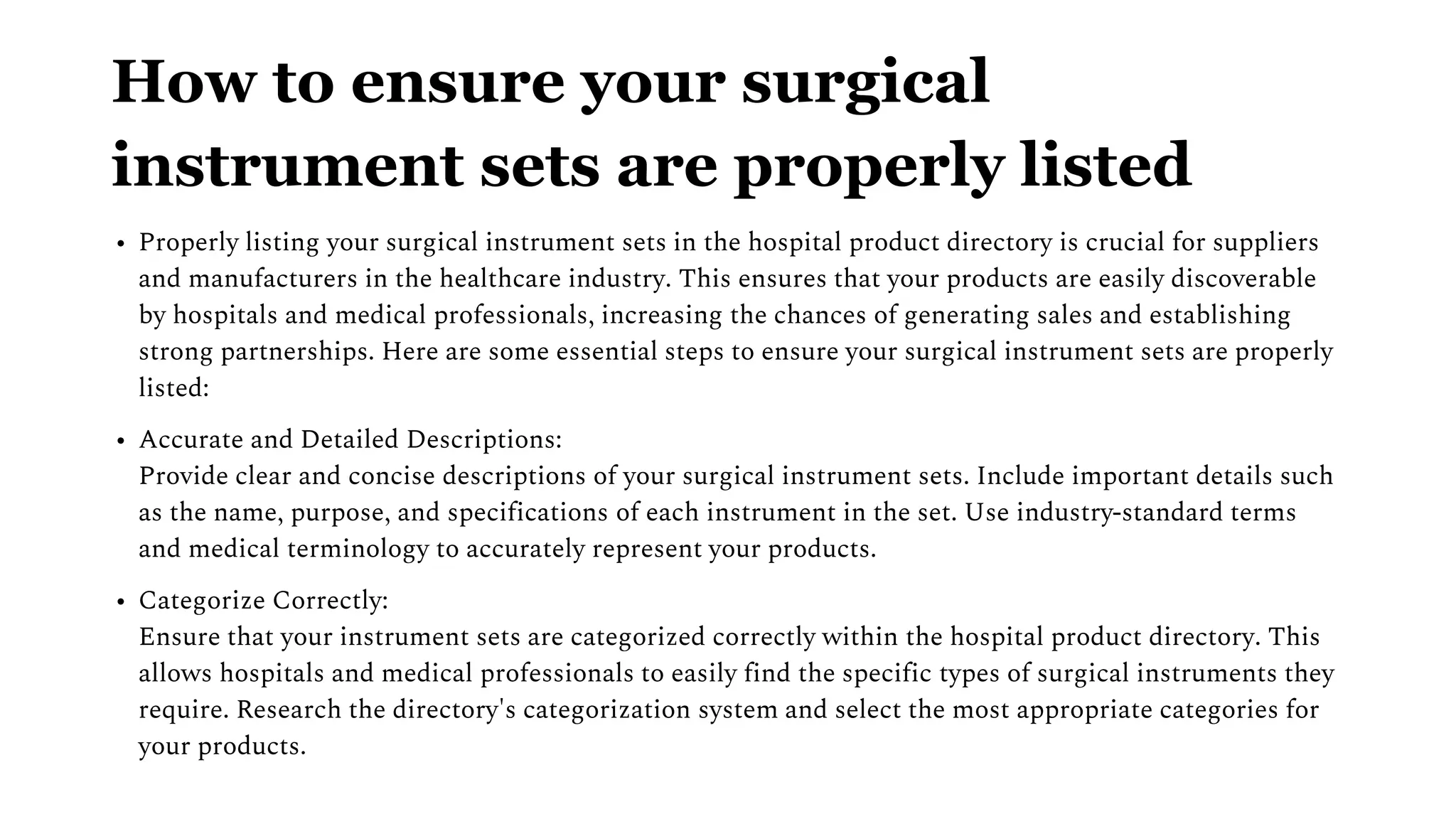 Explore the Precision of Surgical Instrument Sets | PPTX