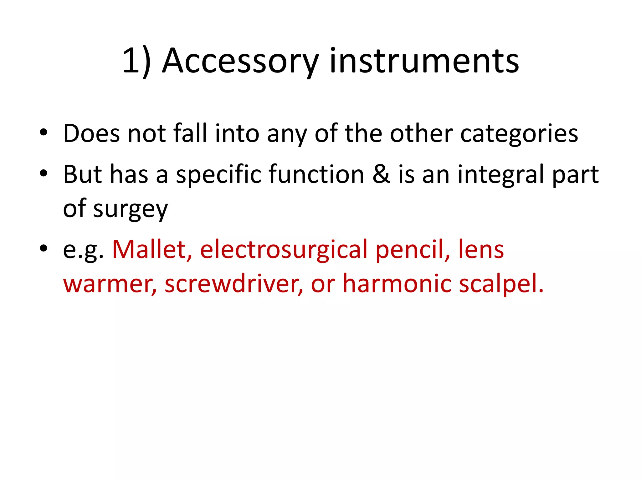 Surgical instruments I | PPTX