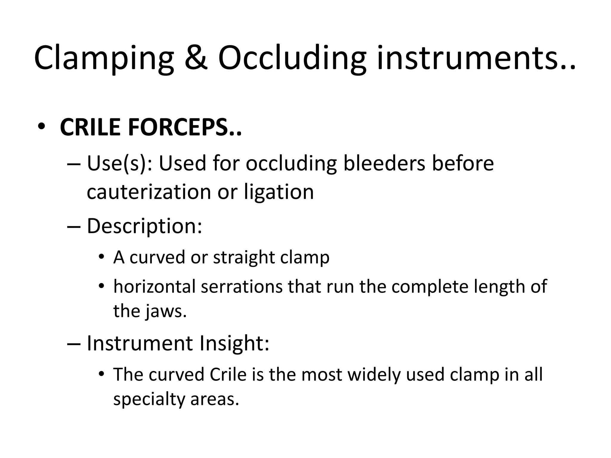Surgical instruments I | PPTX