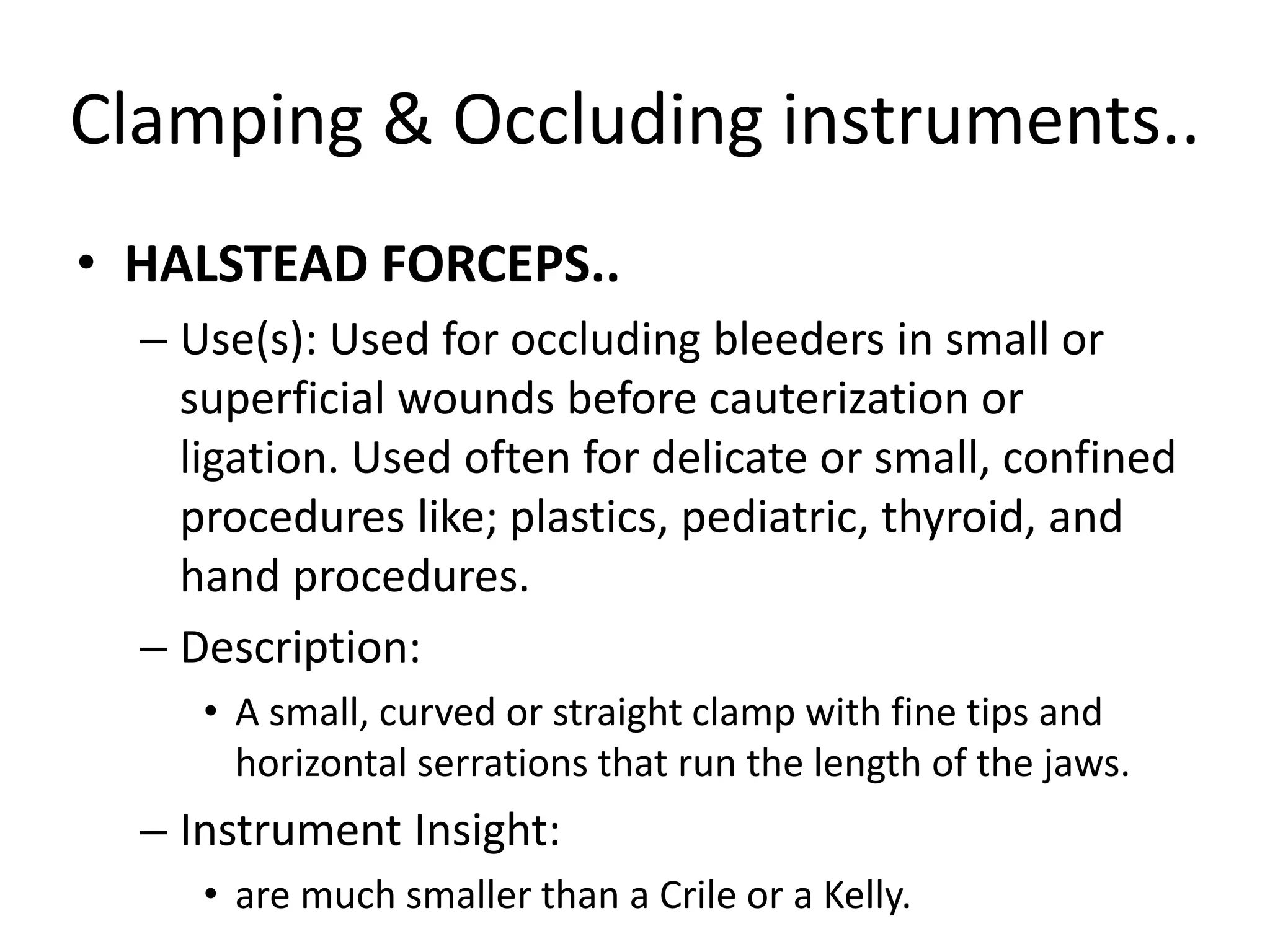 Surgical instruments I | PPTX