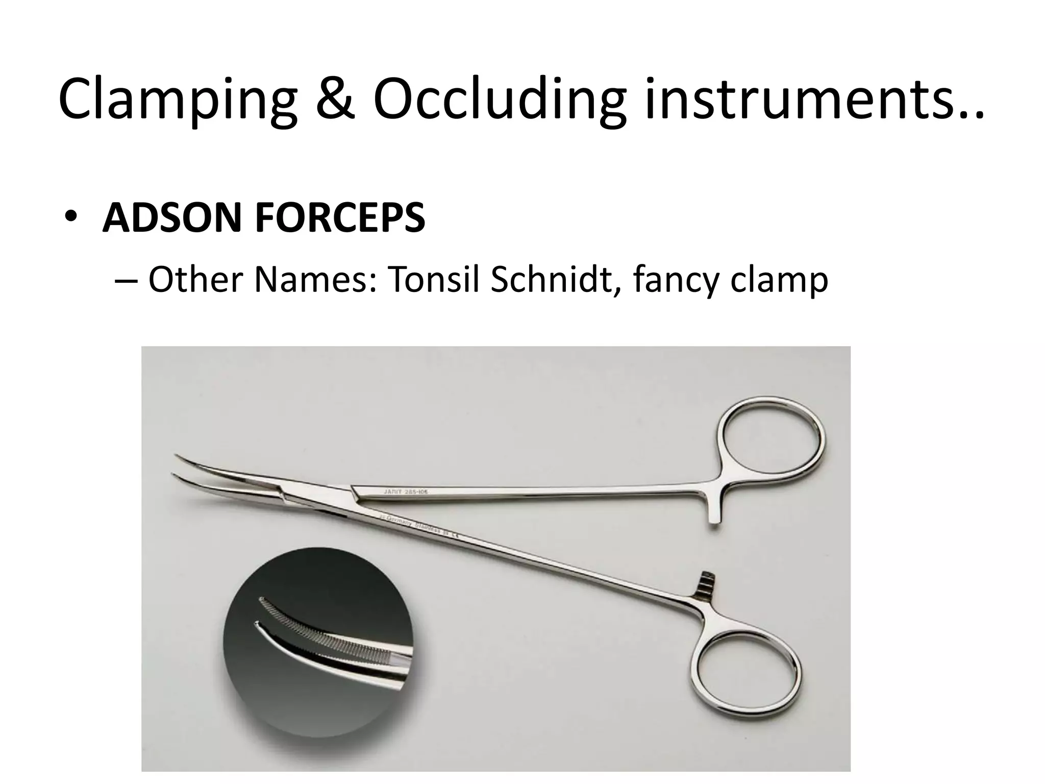 Surgical instruments I | PPTX