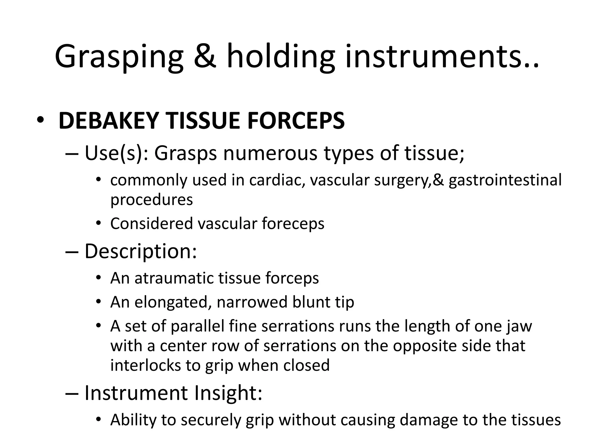 Surgical instruments I | PPTX