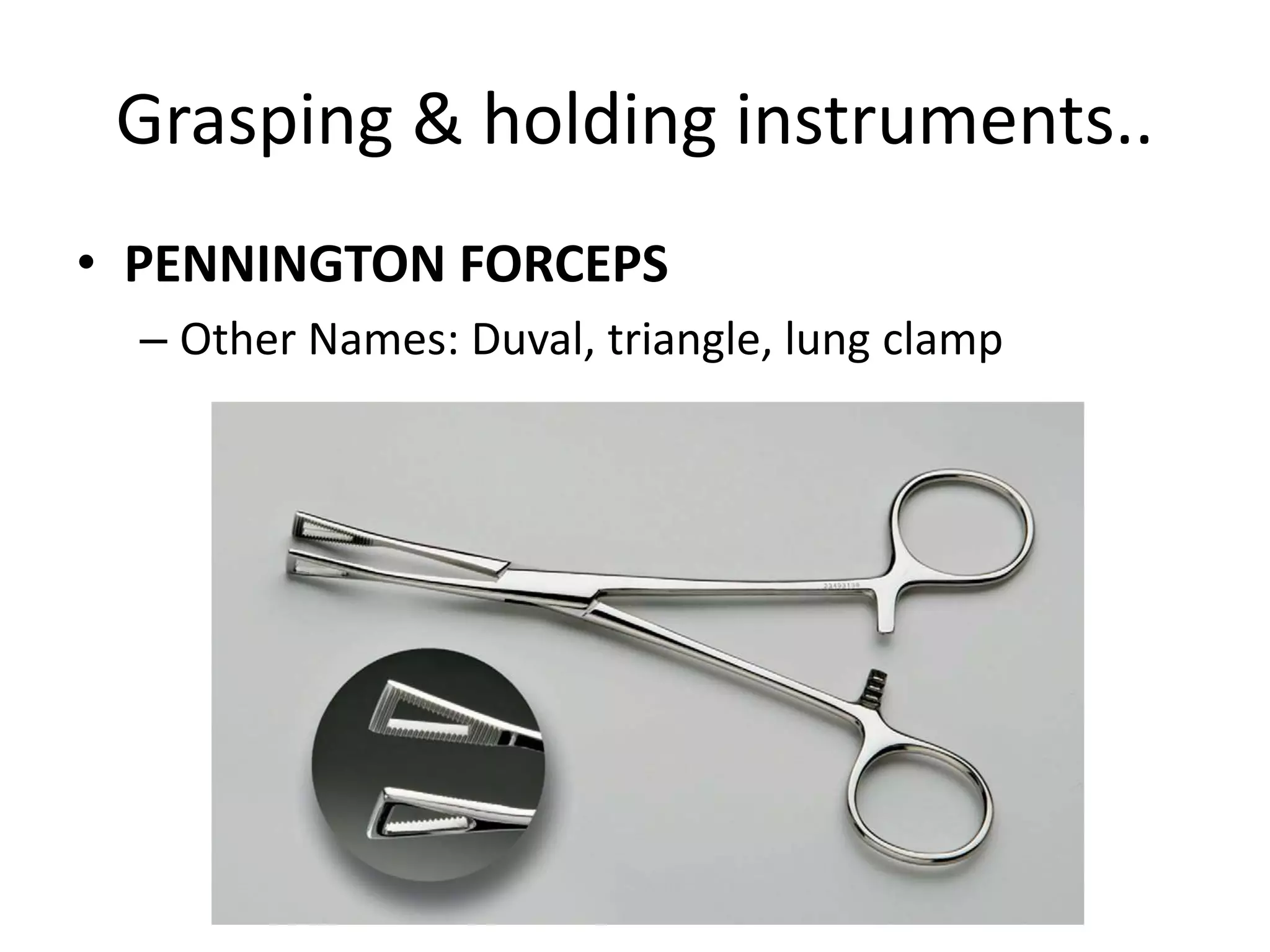 Surgical instruments I | PPTX