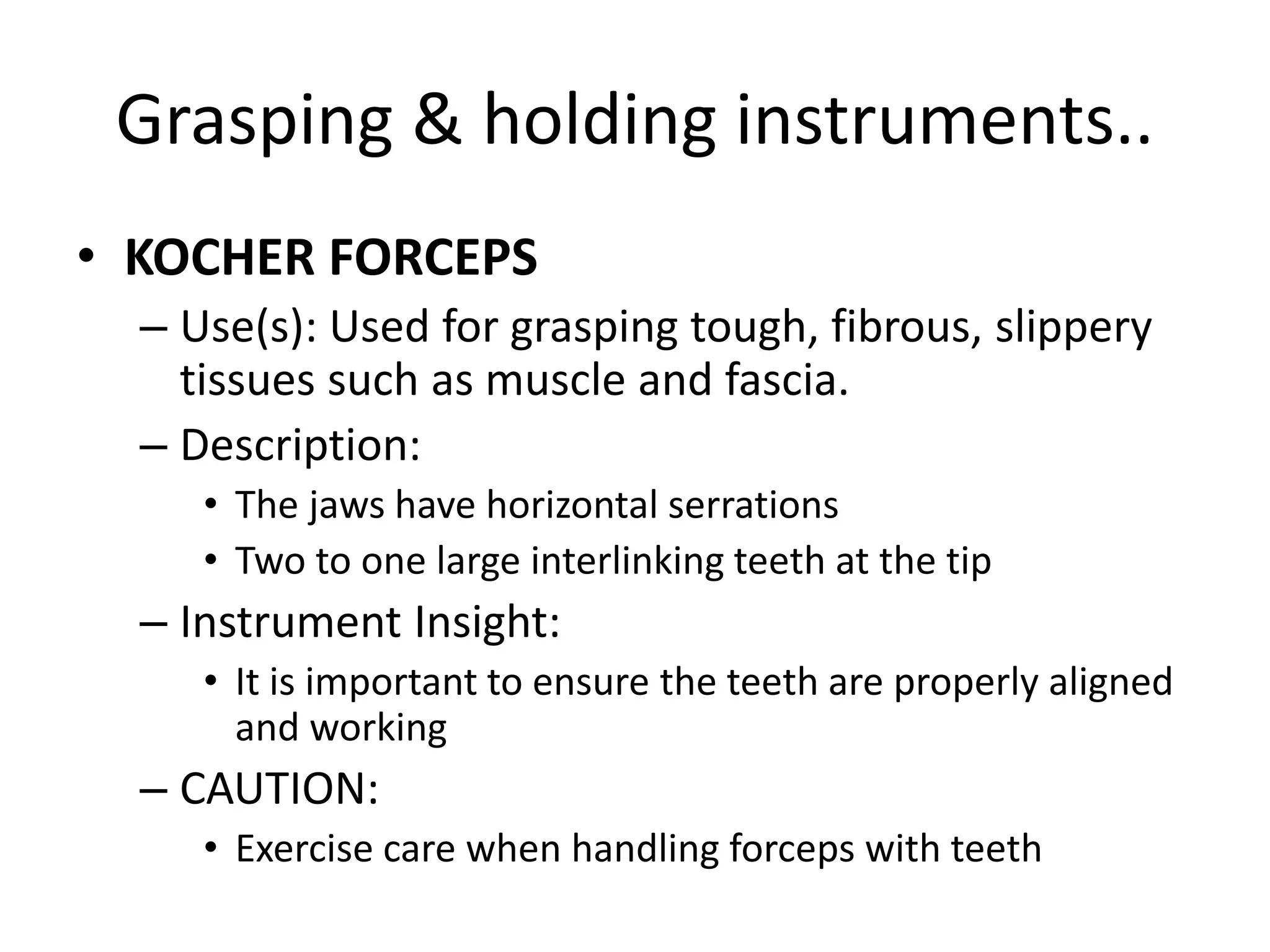 Surgical instruments I | PPTX