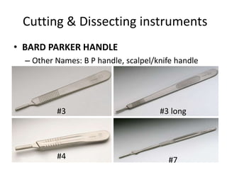 Surgical instruments I | PPTX