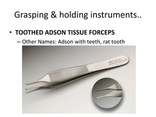 Surgical instruments I | PPTX