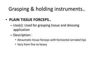 Surgical instruments I | PPTX