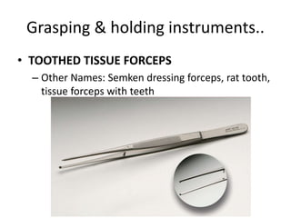 Surgical instruments I | PPTX