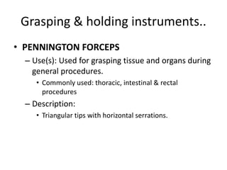 Surgical instruments I | PPTX