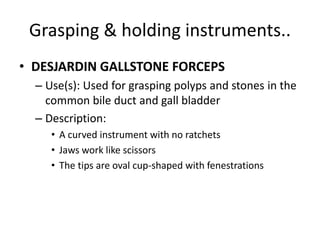 Surgical instruments I | PPTX