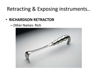 Surgical instruments I | PPTX