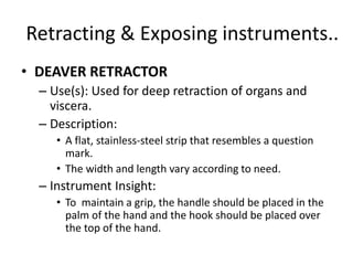 Surgical instruments I | PPTX