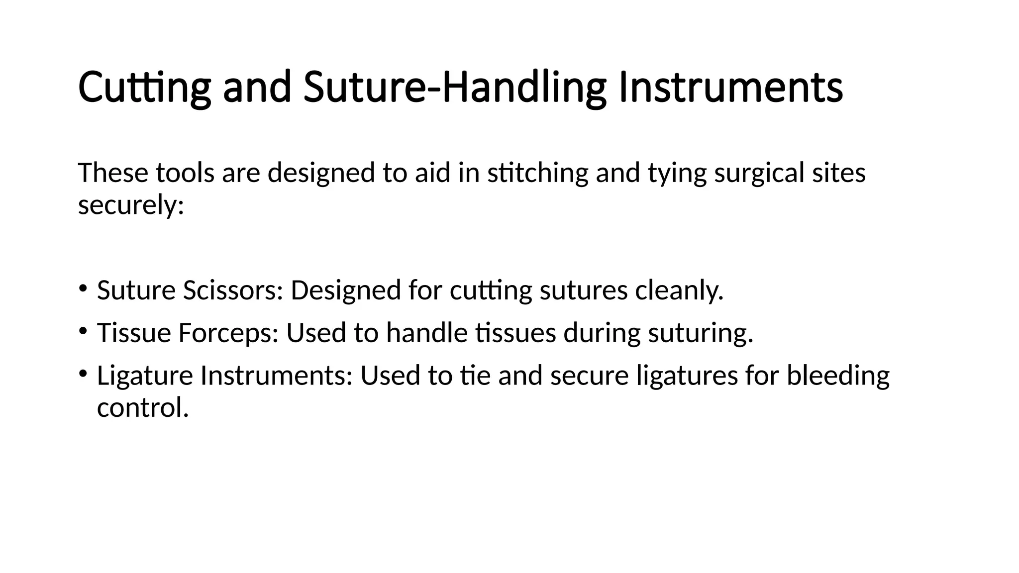 Surgical instruments list grey medical pptx | PPT
