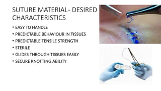 SURGICAL KNOTS AND SUTURE MATERIALS.pptx