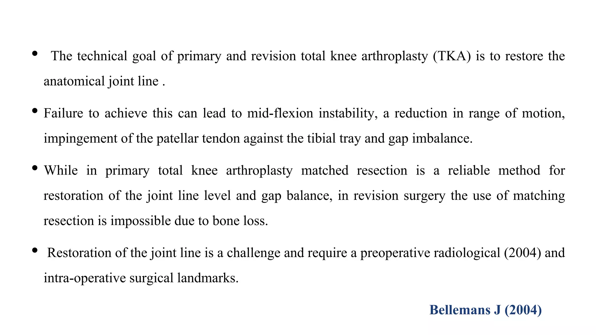 Surgical landmarks in revision total knee | PPTX