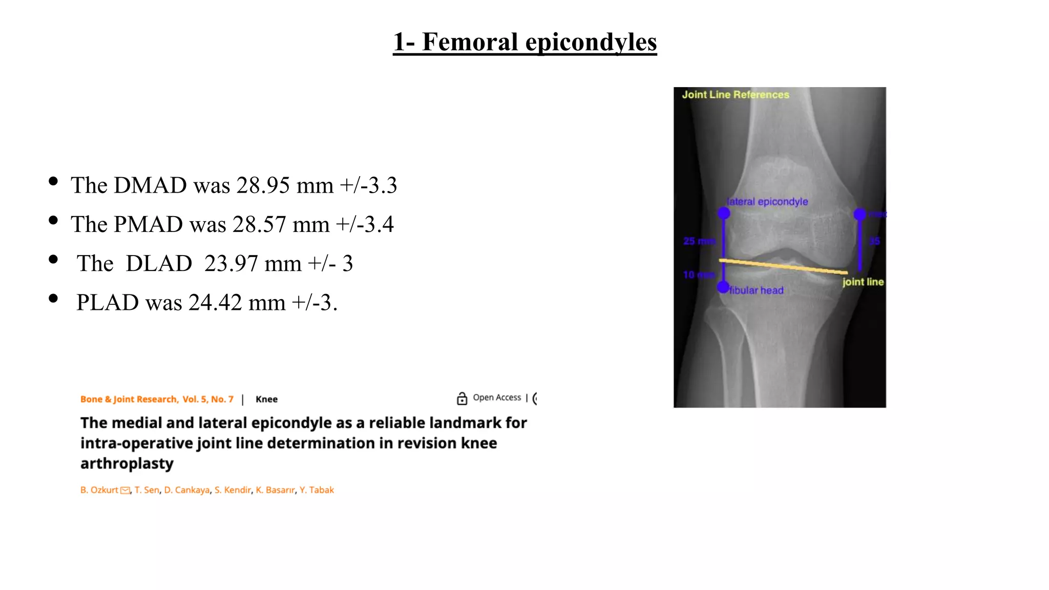 Surgical landmarks in revision total knee | PPT