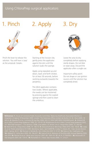 Surgical Leave Piece | ChloraPrep UK Infection Prevention & Control | PDF