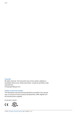 Surgical light hled service_manual_en (1) | PDF