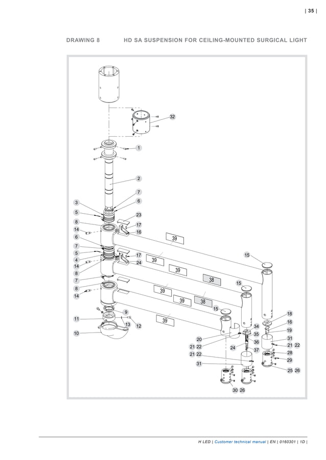 Surgical light hled service_manual_en (1) | PDF