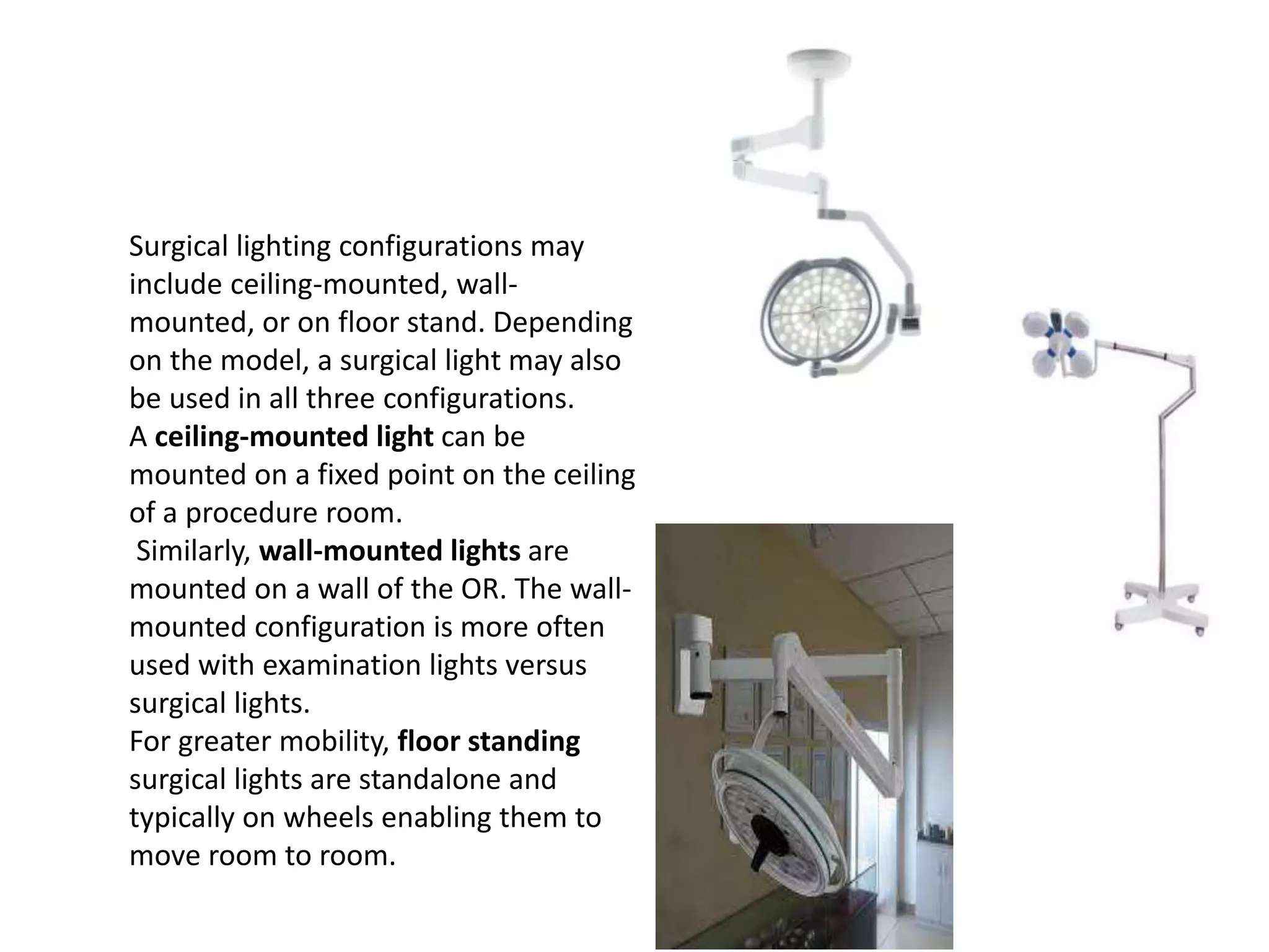 Surgical lighting in operation theatre | PPTX