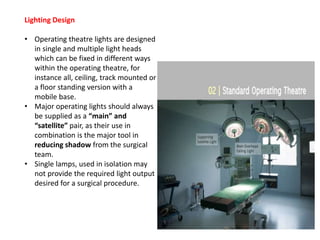Surgical lighting in operation theatre | PPTX