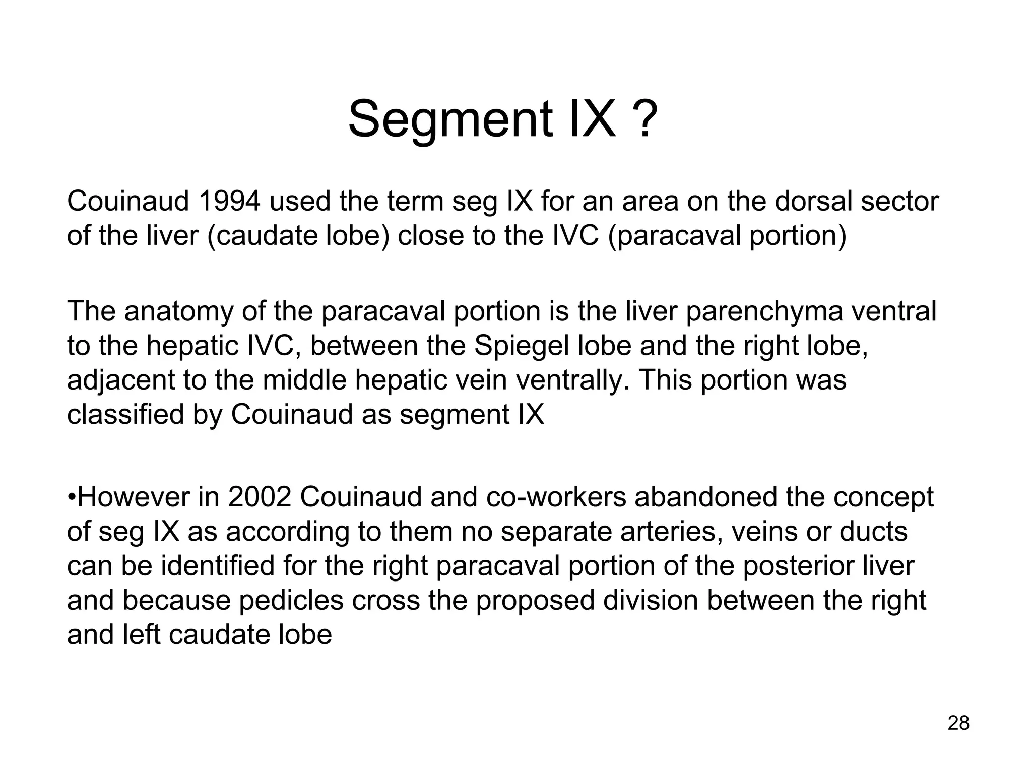 Surgical liver anatomy | PPT