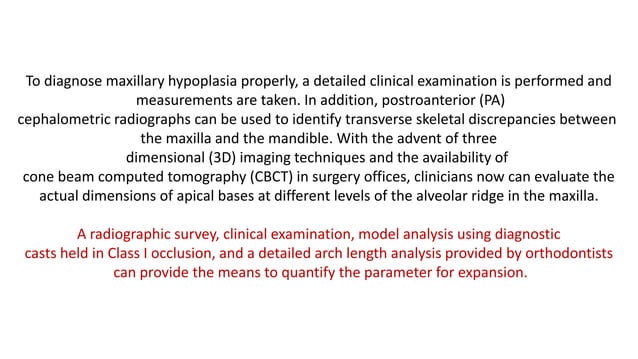 Surgically Assisted Rapid Palatal Expansion (SARPE)