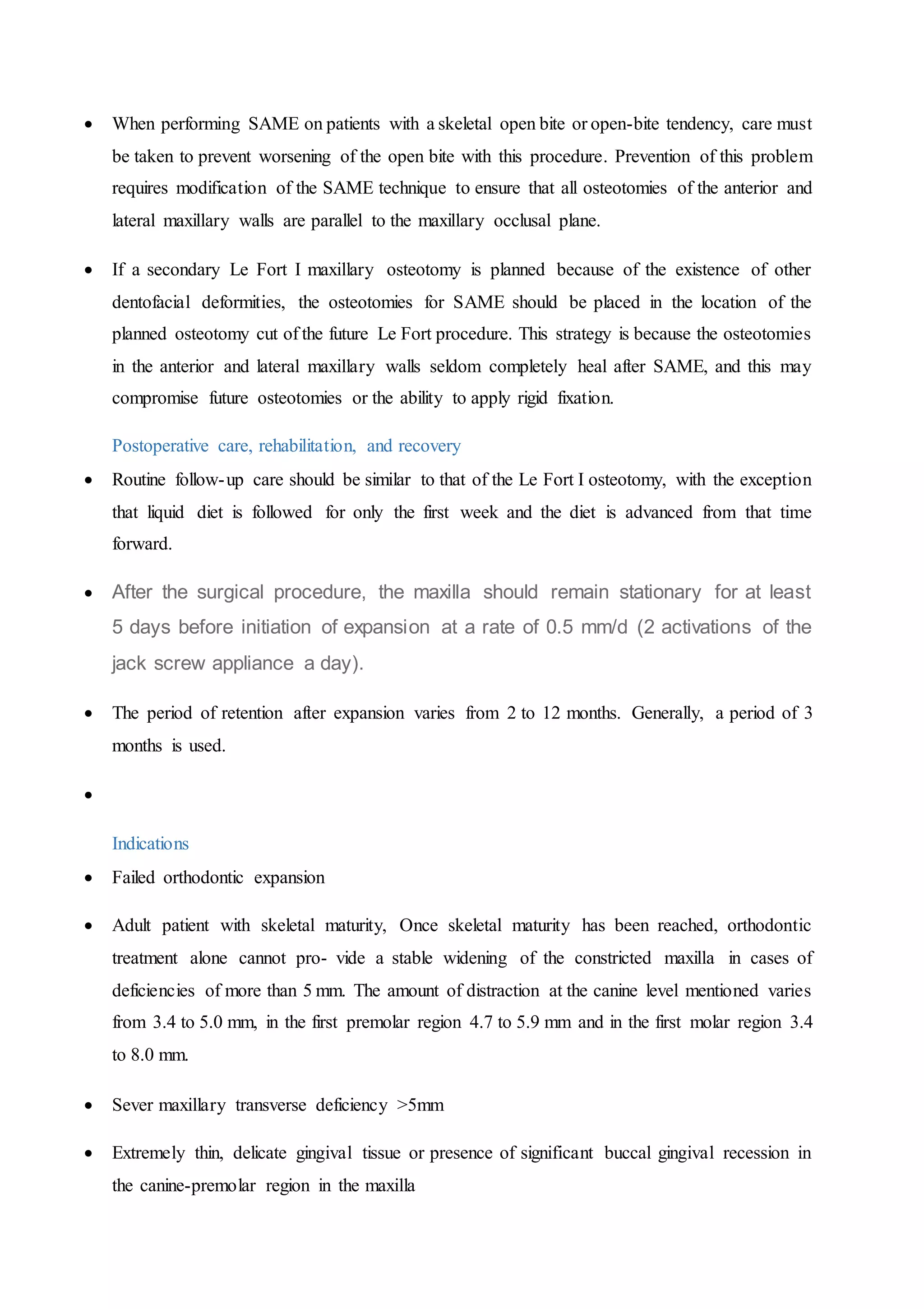 Surgically assisted rapid maxillary expansion for orthodontists by ...