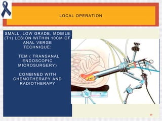 Surgical management benign and malignant tumors of rectum | PPT