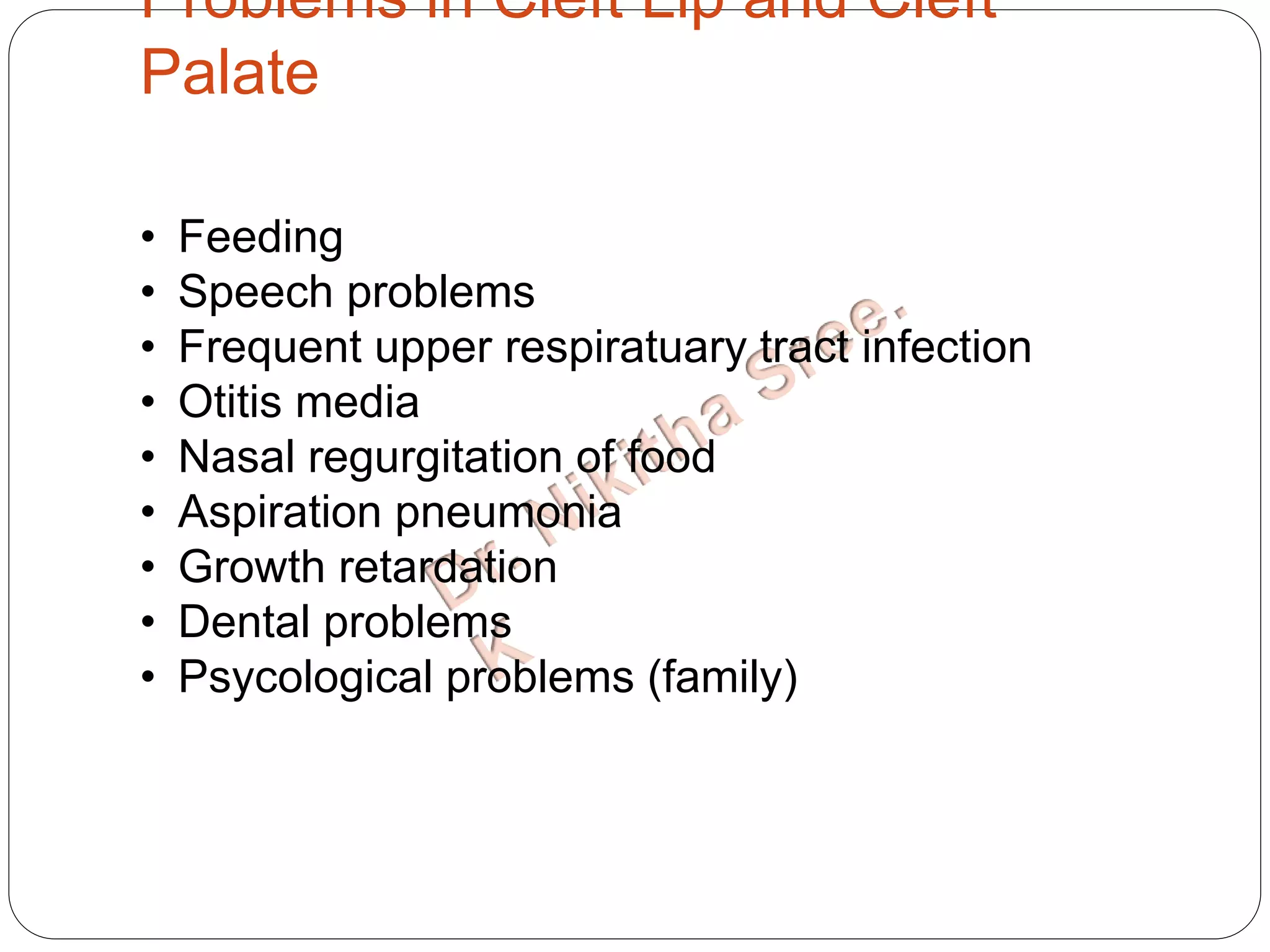 Surgical management cleft lip and palate | PPTX