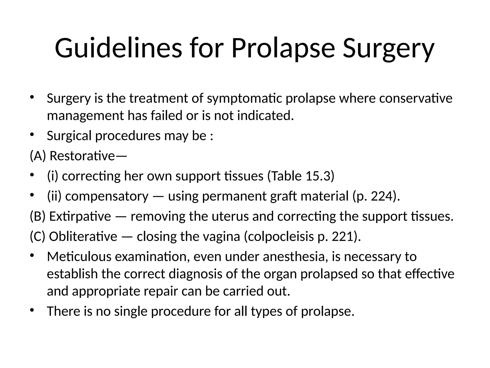 Surgical management for pelvic organ prolapse.pptx
