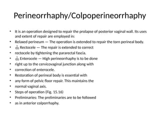 Surgical management for pelvic organ prolapse.pptx