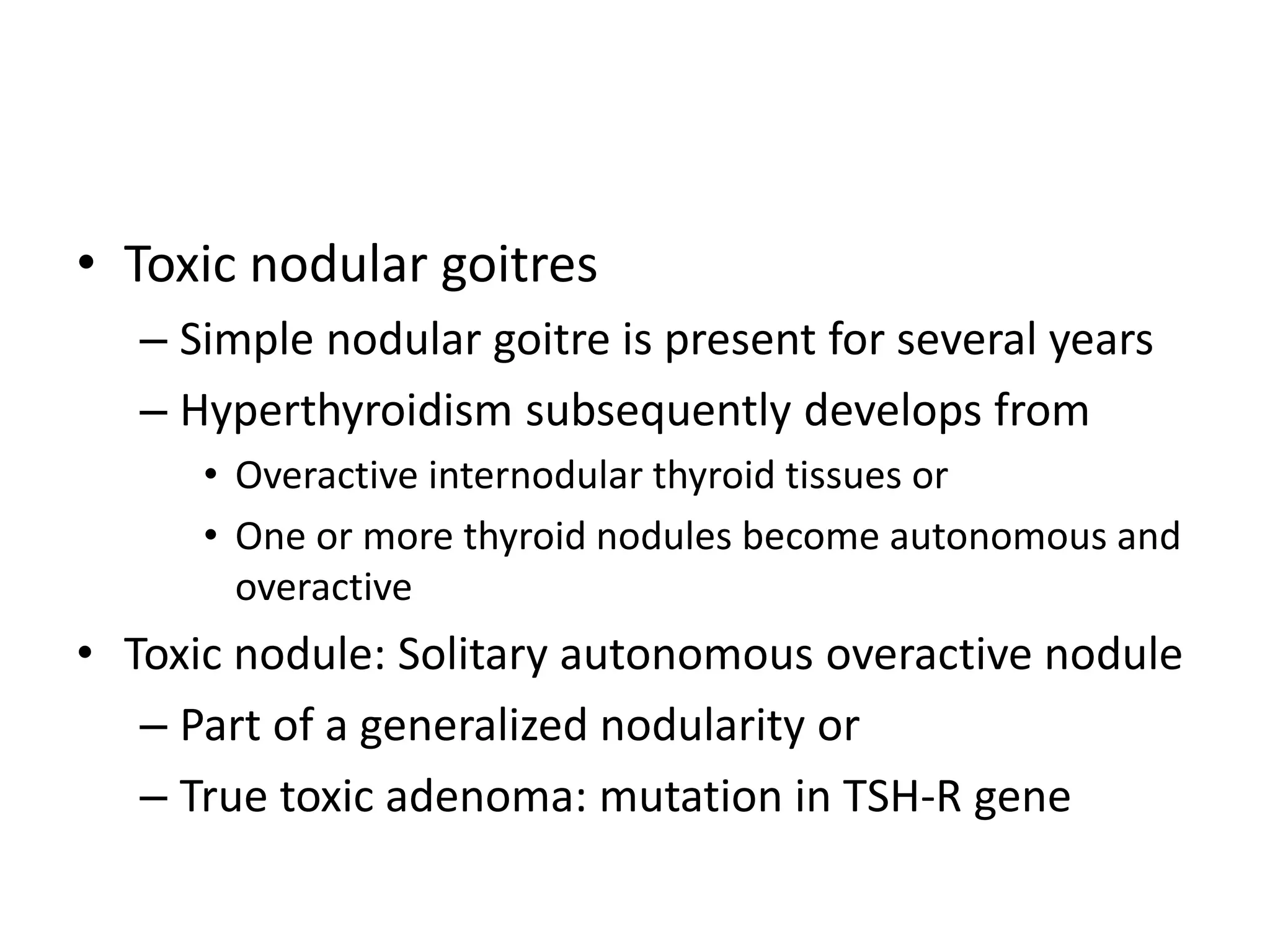 Surgical management of benign multinodular goitre | PPTX