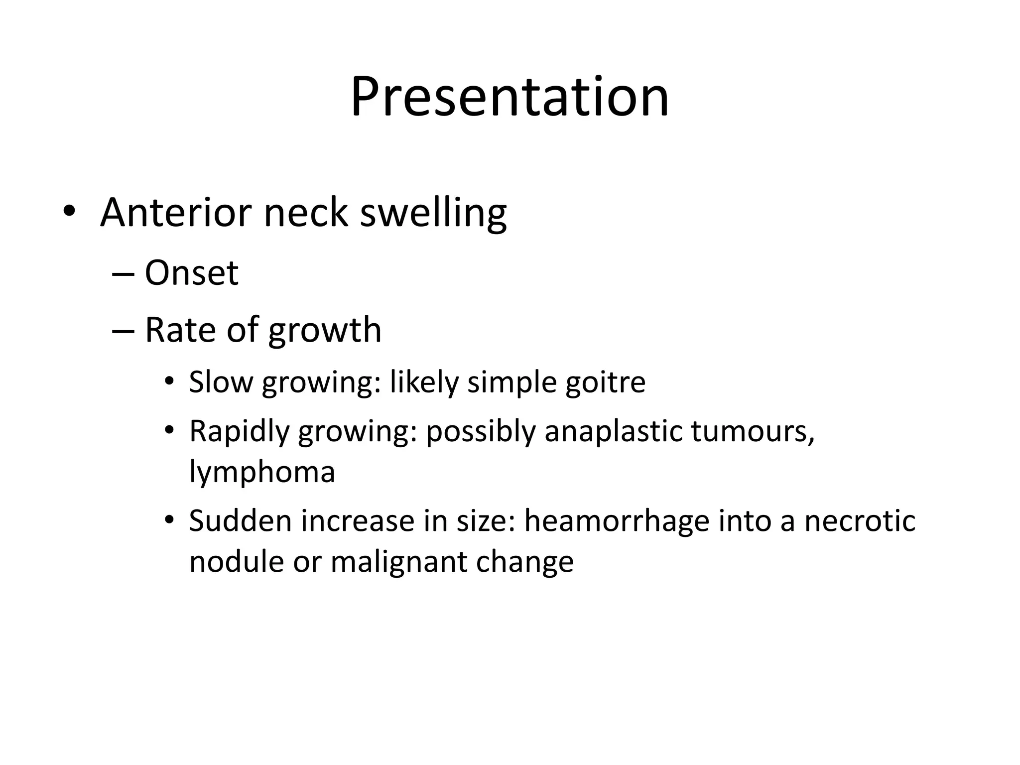 Surgical management of benign multinodular goitre | PPTX